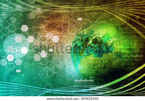 Earth Globe Graphical Charts Stock Illustration 393622540 | Shutterstock