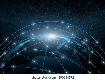 Earth Globe Web Network Stock Illustration 290634572 | Shutterstock
