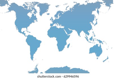 Earth Map Stock Illustration 629946596 | Shutterstock