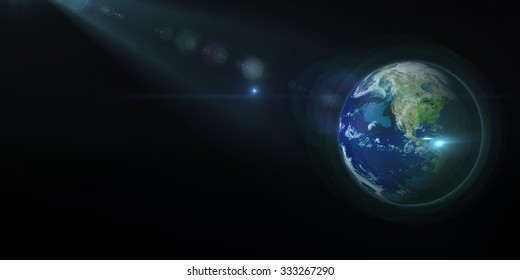 Earth Outer Space Beam Light Stock Illustration 333267290 | Shutterstock