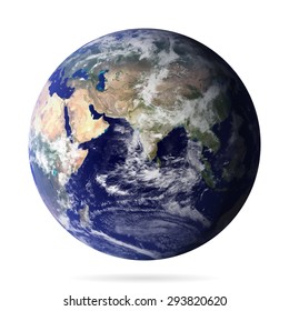 Earth Realistic Shadow Vector Eps10 Elements Stock Vector (Royalty Free ...