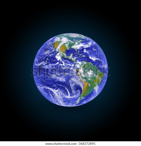 Earth Realistic Shadow Elements This Vector Stock Illustration ...