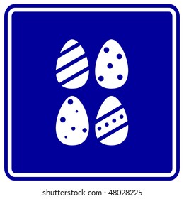 Easter Eggs Sign Stock Illustration 48028225 | Shutterstock