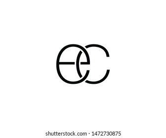 Ec Original Monogram Logo Design Stock Illustration 1472730875 ...