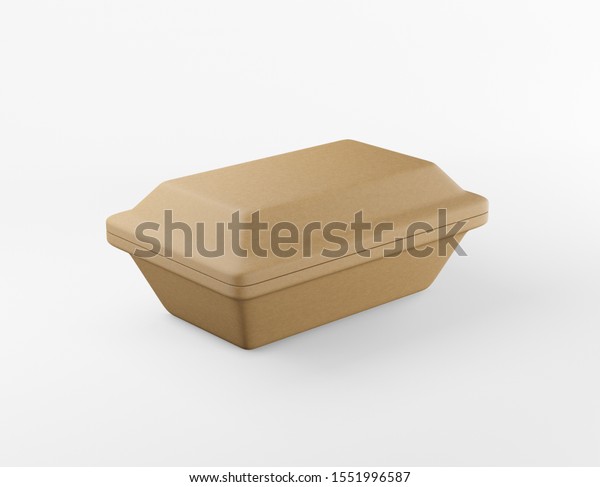 Eco Packaging Rectangular Box Kraft Paper Stock Illustration 1551996587 ...