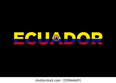 1,549 Ecuador lettering Images, Stock Photos & Vectors | Shutterstock