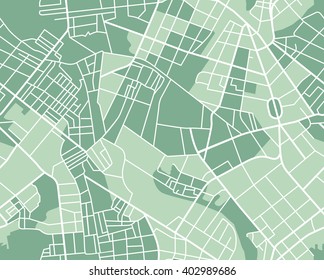 Editable Vector Street Map Town Seamless Stock Illustration 402989686 ...