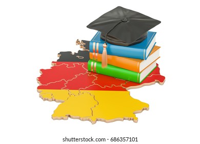 Education Germany Concept 3d Rendering Isolated Stock Illustration ...