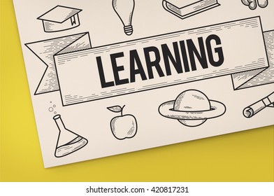 Education Learning Ideas Study Knowledge Concept Stock Illustration ...