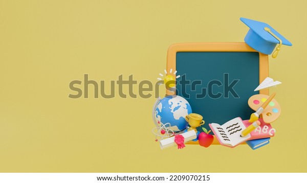 Education Study Learning Back School Graduation Stock Illustration ...