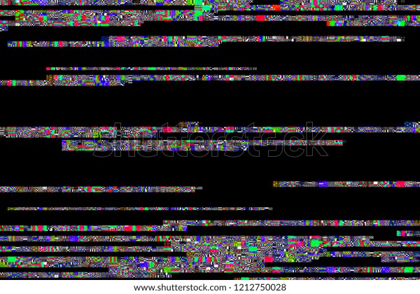Effect Damaged Frame On Black Background Stock Illustration 1212750028 ...