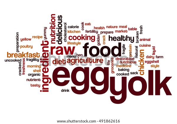 Egg Yolk Word Cloud Concept 스톡 일러스트 491862616 | Shutterstock