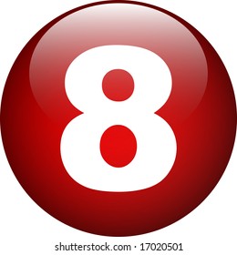 Number 8 Sign Design Template Element: เวกเตอร์สต็อก (ปลอดค่าลิขสิทธิ์ ...