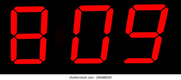 Eight Zero Nine Stock Illustration 240488269 | Shutterstock