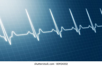 Heart Rhythm Ecg Abstract Background Vector Stock Vector (Royalty Free ...