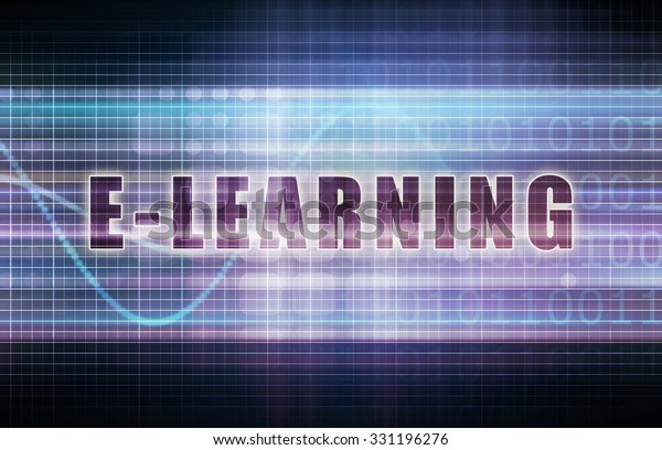 Elearning Elearning On Tech Business Chart Stock Illustration 331196276 ...