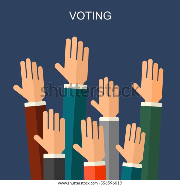 Election Voting Background Vote Concept Illustration Stock Illustration ...