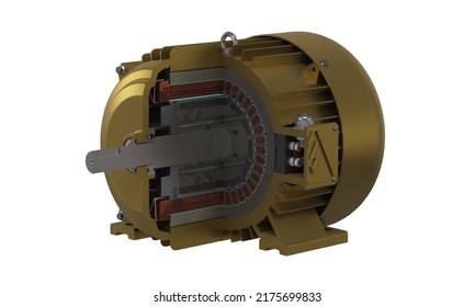 Electric Generator High Efficiency Class 3d Stock Illustration ...