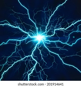 Electric Lighting Effect Abstract Techno Backgrounds Stock Photo (Edit ...