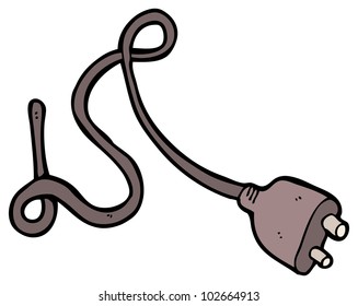 Plug Technology Cartoon Stock Vector (Royalty Free) 79271437