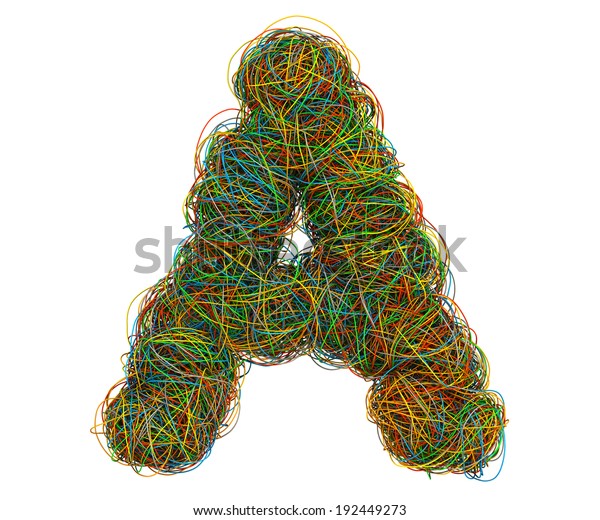 Electrical Wire Alphabet Stock Illustration 192449273 | Shutterstock