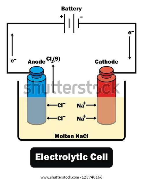 Electrolytic Cell Stock Illustration 123948166 | Shutterstock