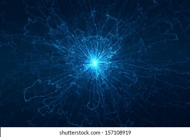 Electromagnetic Field Abstract Background Stock Illustration 157108919 ...