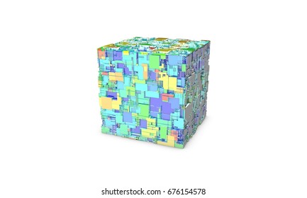 Electronic Circuit Cube 3d Render 스톡 일러스트 676154578 | Shutterstock