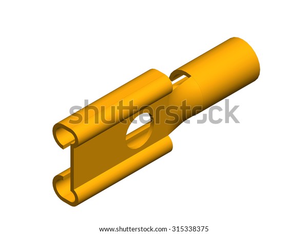 Electronic Connector Plug 3d Drawing Stock Illustration 315338375 ...