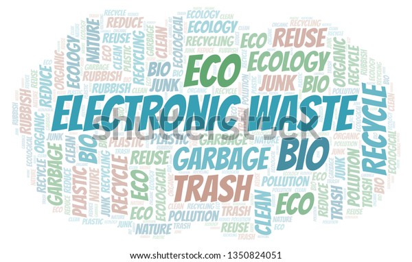 Electronic Waste Word Cloud Stock Illustration 1350824051 | Shutterstock