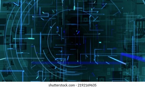 Electronics Technology Concept Digital Transformation Abstract Stock ...