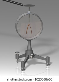 Ilustrasi Stok Electroscope Used Physics Education Demonstrate Principles 781141789 | Shutterstock