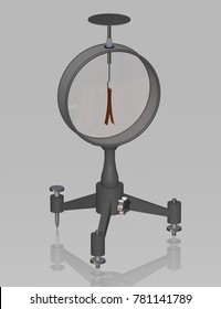 Electroscope Used Physics Education Demonstrate Principles Stock Illustration 781141789 ...