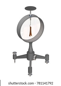 Electroscope Used Physics Education Demonstrate Principles Stock Illustration 781141792 ...