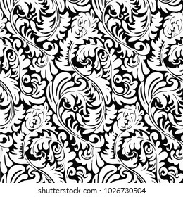 Elegant Abstract Pattern Wallpaper Background Seamless Stock ...