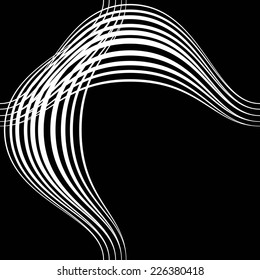 Element Design White Line On Black Stock Illustration 226380418 ...