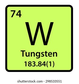 Element Tungsten Periodic Table Stock Illustration 298533551 | Shutterstock