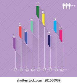 Elements Infographic Interactive Chart Figures Stock Illustration ...