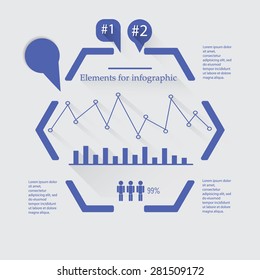 Vector Infographics Set Templates Diagram Graph: เวกเตอร์สต็อก (ปลอดค่า ...