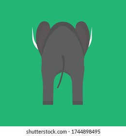 1,159 Elephant back view Images, Stock Photos & Vectors | Shutterstock