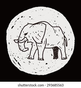 Elephant Doodle Stock Illustration 293685563 | Shutterstock