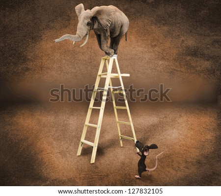 Elephant Scale Mouse Stock Illustration 127832105 - Shutterstock