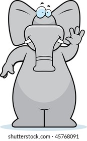 Elephant Waving Stock Illustration 45768091 | Shutterstock