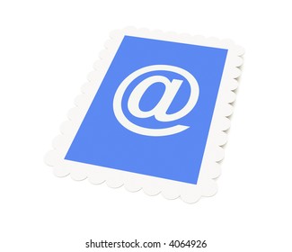 Email Postage Stamp Stock Illustration 4064926 | Shutterstock