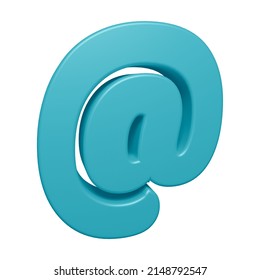 Email Symbol 3d Render Isolated On Stock Illustration 2148792547 ...