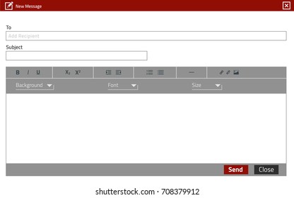 Email Ui Compose Mail 스톡 일러스트 708379912 | Shutterstock