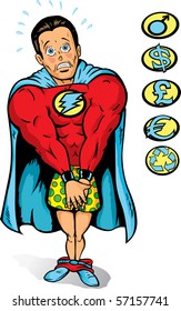 Exhausted Sick Hero Stock Vector (Royalty Free) 45472909 | Shutterstock