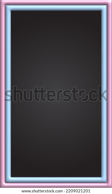 Embossed Line Pastel Border Frame Template Stock Illustration ...