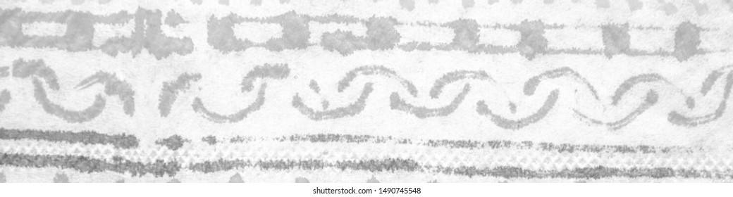 Embroidery Pattern Grayscale Weaving Texture Shadows Stock Illustration ...