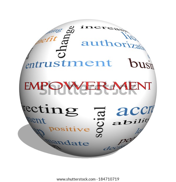 Empowerment 3d Sphere Word Cloud Concept Stock Illustration 184710719 ...